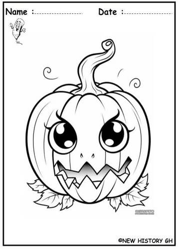 Pumpkin Fall Coloring Pages - Autumn November Coloring Sheets by NEW ...