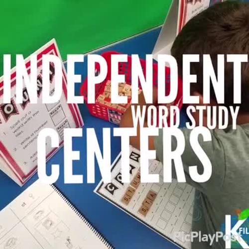 Word Study Centers and Spelling Activities for Any List by The K Files