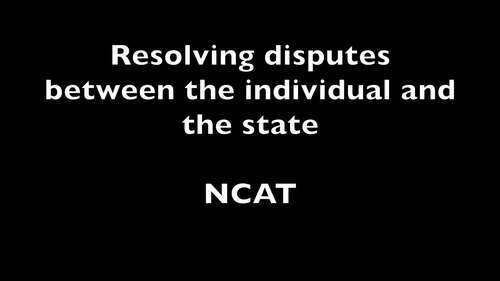 Yr.11 Legal Studies: Individual and the law - dispute resolution (NCAT)