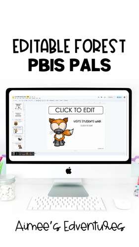 PBIS Pals | Editable Forest Animal Pack | Classroom Decor Behavior ...