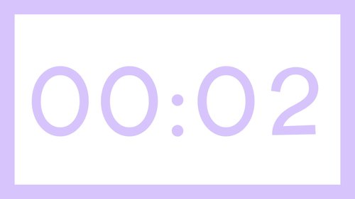 30 PASTEL Video Countdown Timers - For PowerPoint, Slides, Keynote