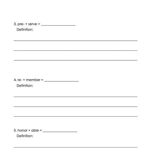 Morphology Practice: Remembrance Day Focus | Morpheme Magic | TPT