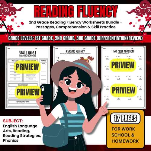 2nd Grade Reading Fluency Worksheets - Passages Comprehension & Skill ...