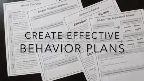 Behavior Plan Flow Charts and Tools by The Autism Helper | TPT