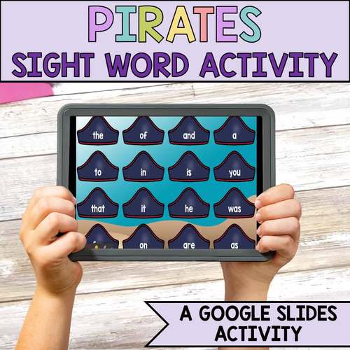 Pirate Activity | Sight Word Practice | Fry's Sight Words 1-100 | TPT