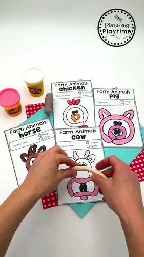 Spring Bug Playdough Mats | Fine Motor & Sensory | Preschool - Kindergarten