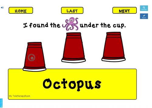 /P/: Articulation Practice (Word & Sentences)(Speech Therapy)(Boom Cards™)