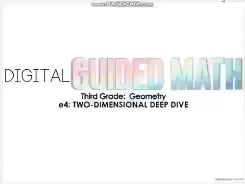Digital Guided Math Third Grade Geometry by Reagan Tunstall | TPT