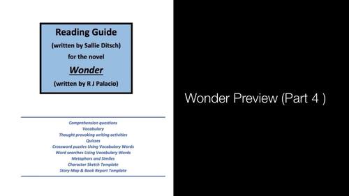 Guided Reading Activities for the Novel Wonder by R J Palacio | TPT