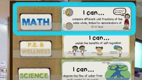 Alberta Curriculum, Grade 3 I CAN STATEMENT Focus Wall - MATH Learning ...