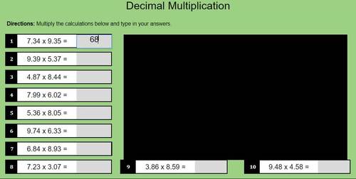 Digital Colour Reveal NO PREP - St. Patrick's Day Gnome Decimal ...