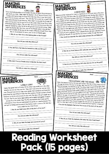 Making Inferences and Drawing Conclusions - Reading Comprehension Bundle