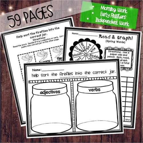 Spring Worksheets by Teaching Second Grade | Teachers Pay Teachers