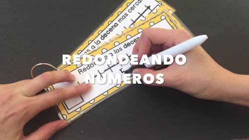 Redondear números a la decena y centena más cercana- Spanish Rounding ...