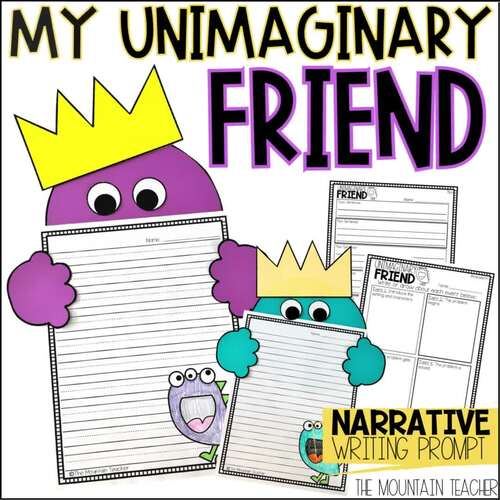 Beekle Imaginary Friend Narrative Writing Prompt and Activity | TPT