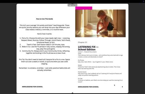 Classroom Behavior Reset Lessons for K-6 | Routines, Expectations ...