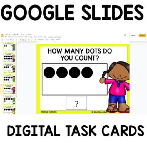 Google Classroom™ Google Slides™ Digital Task Cards BUNDLE Unit 1