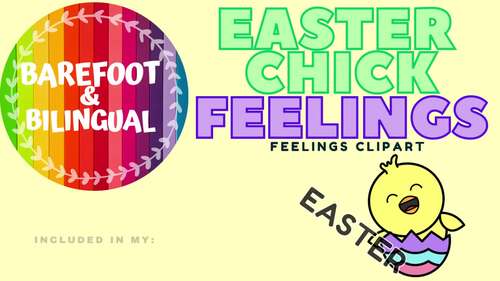 SEL Easter Hatching Chicks Cilpart | Feelings Clipart | TPT
