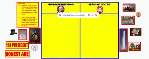 Presidents' Day Fun (Kindergarten and 1st Grade Digital Activity)