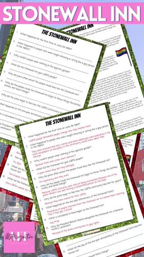 Pride Reading Comprehension Bundle by Metacognitive Teacher | TPT