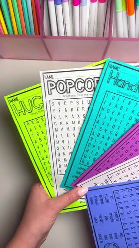 National Holiday Word Search Puzzle Worksheets | Silly January Holidays