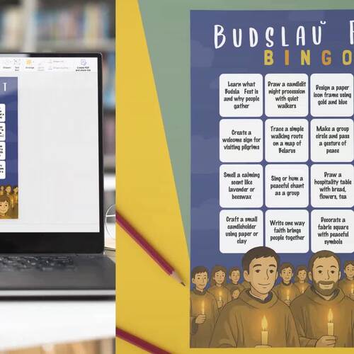 Budslaŭ Fest Bingo | Belarus Cultural Celebration Game | Editable ...