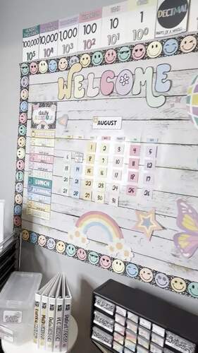 Groovy Retro Classroom Decor GROWING Bundle by Kristi DeRoche | TPT