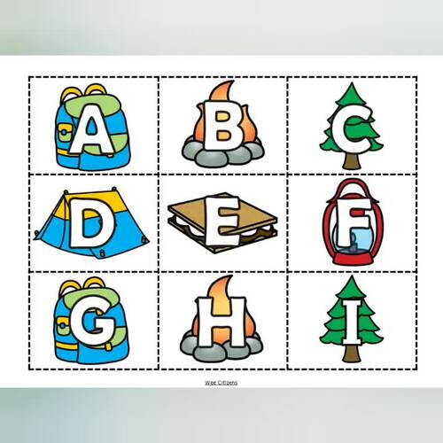 Camping Activity Centers, Worksheets, and Dramatic Play | TPT