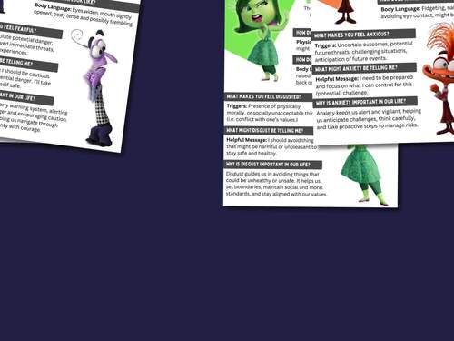 Inside Out 2 Lesson | Inside Out 2 Feelings Classroom Posters | TPT