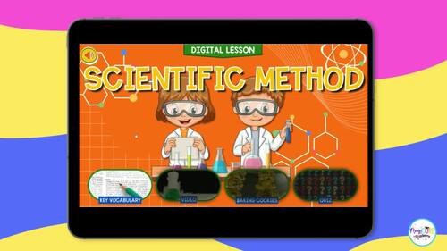 The Scientific Method 3rd Grade Digital Science Lesson Activity Test
