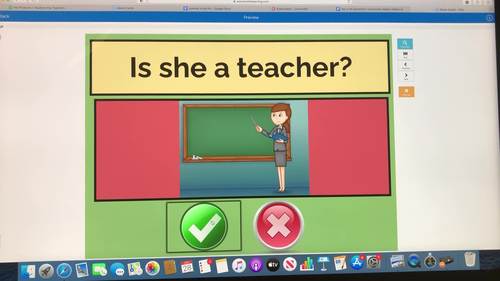 Yes No Questions Speech Therapy Boom Cards™- Community Helpers Distance ...