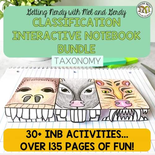 Interactive Notebook Activities for Classification | Taxonomy | Zoology ...