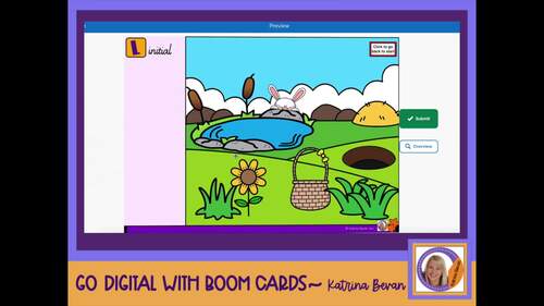 Distance Learning Boom™ Cards: Articulation Hide the Easter Eggs