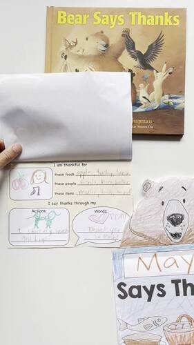 Bear Says Thanks: Gratitude Craft How to show Gratitude and be thankful ...