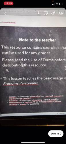 Les Pronoms Personnels (Worksheets and Answers) | TpT