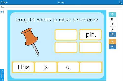 BOOM CARDS™ Reading CVC sentences : Short I and Sight words by The ...