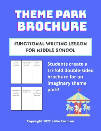 Theme Park Brochure (Functional Writing Lesson for Middle School)