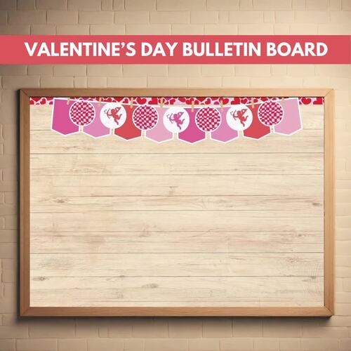 In Our Valentine's Day Era Bulletin Board Kit | February Bulletin Board