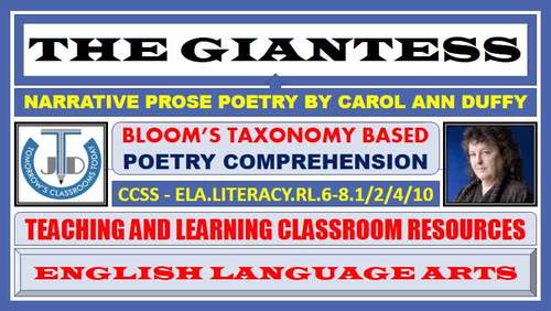 THE GIANTESS - READING POETRY: POWERPOINT PRESENTATION by JOHN DSOUZA