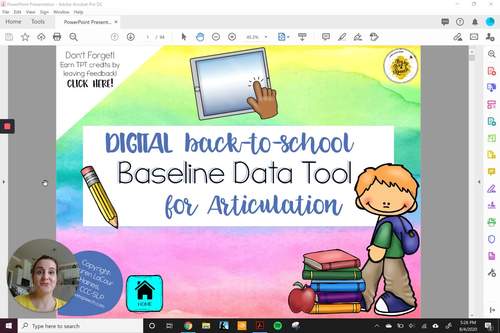 DIGITAL Baseline Data Tool for Articulation by Lauren LaCour Haines