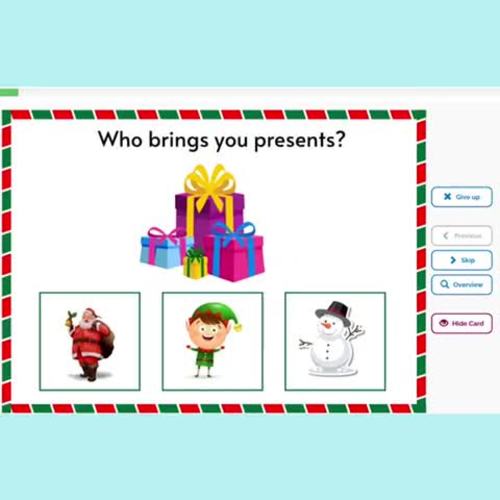 Christmas Wh Questions Boom Cards for Speech Therapy by Disha Digital ...