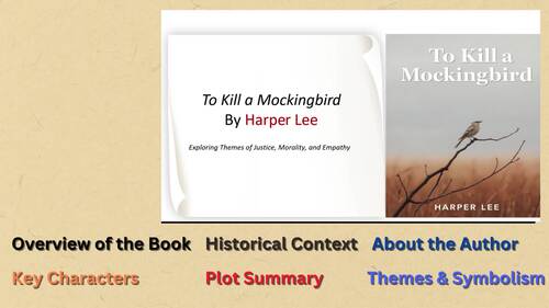 Harper Lee's To Kill a Mockingbird Introductory PowerPoint Presentation ...
