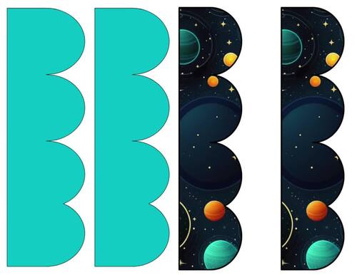 Space Theme Classroom Decoration Bulletin Board Border by Ana's ...