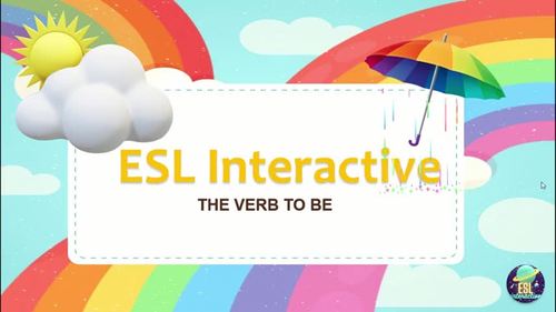 The Verb To Be Interactive Powerpoint Lesson by ESL Interactive | TPT