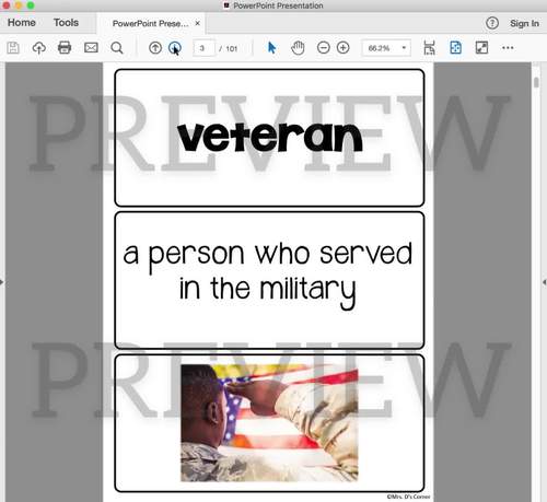 Veteran's Day Unit: Literacy, Math, Art, and Science Activities for Fall
