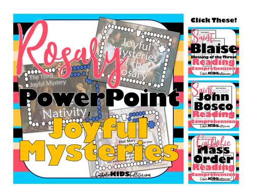 Scriptural Rosary PowerPoint | Joyful Mysteries of the Rosary Prayer Slides