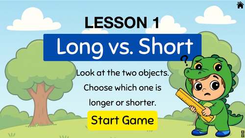 Measuring Length Digital Game: Compare, Count, Measure & Solve! (Grades ...