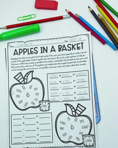 Community Building Back to School | Reading, Writing, Math, All About Me