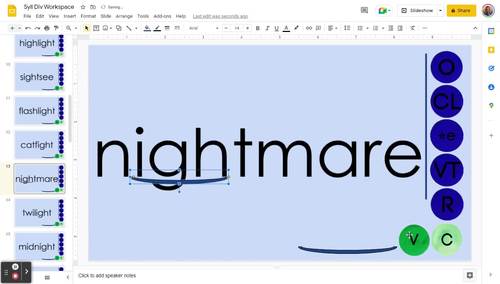 Orton Gillingham Syllable Division Google Slides™: Long Vowels, Vowel Teams