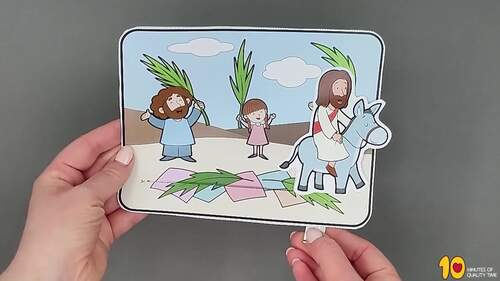 Palm Sunday Crafts by 10 Minutes of Quality Time | TPT